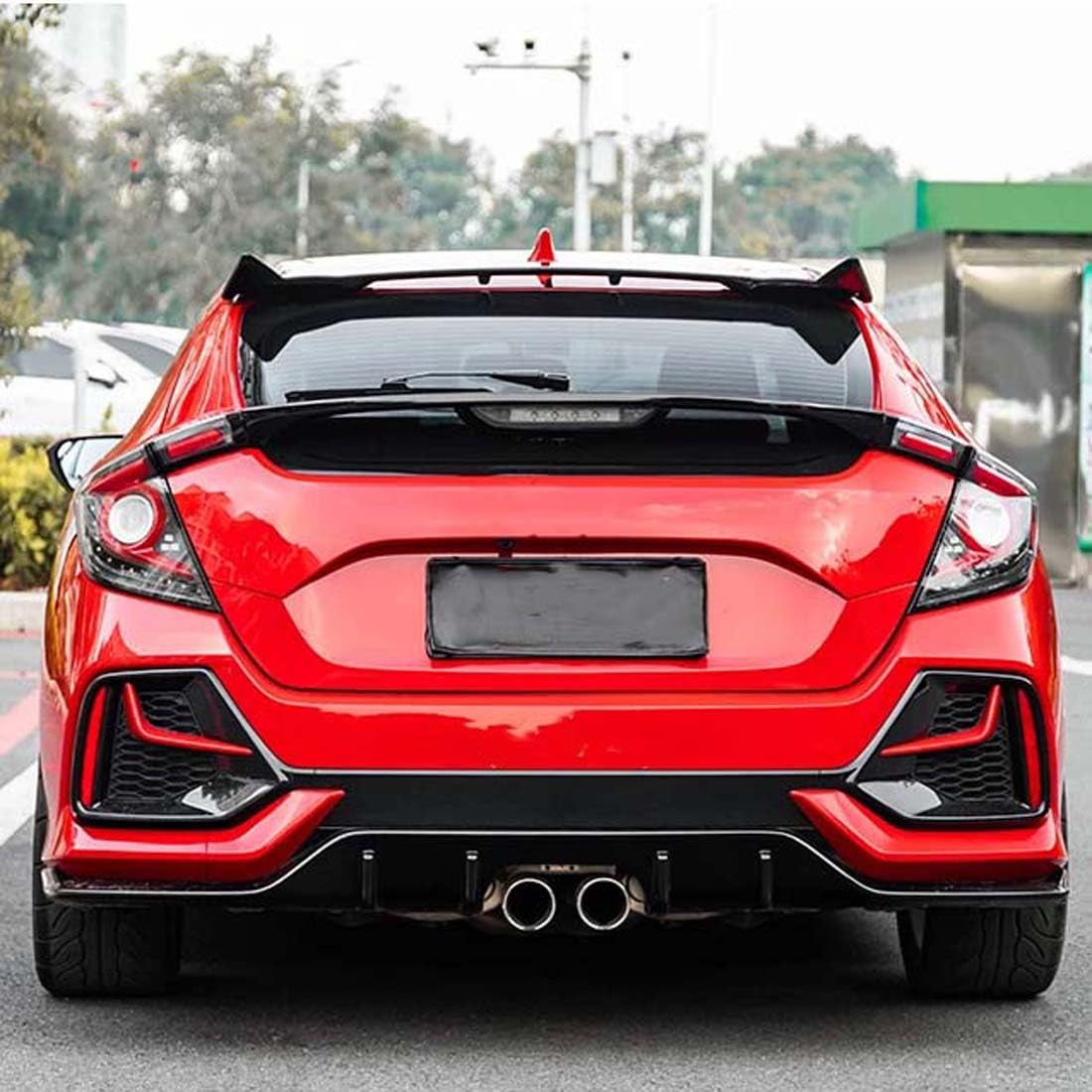 Car Rear Spoiler For H Onda Civic 10th Gen Hatchback | Desertcart INDIA