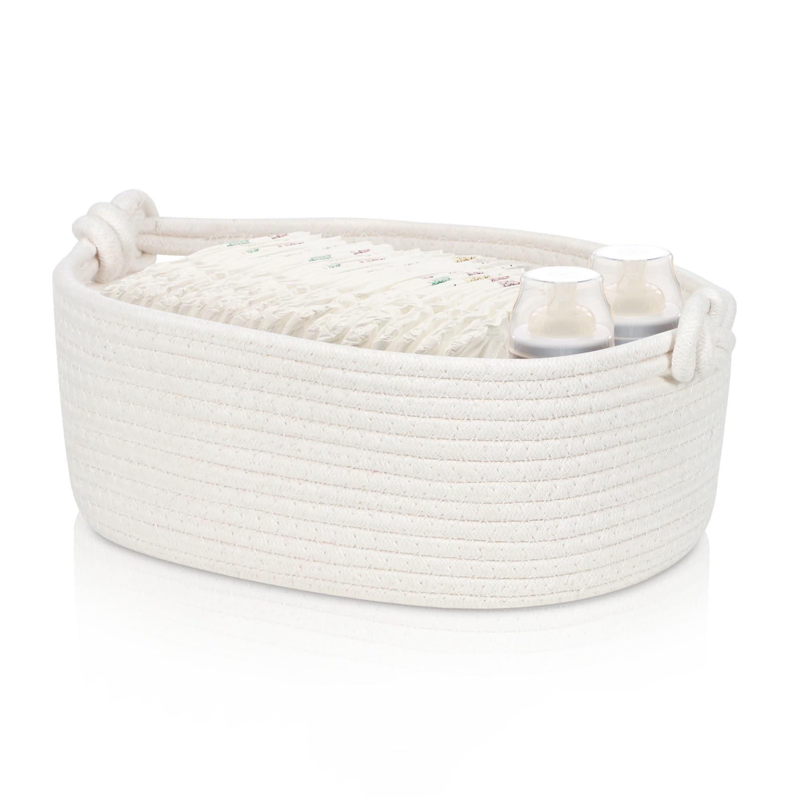 Amazon.com: Small Rope Basket for Organizing, Gifting - Decorative ...