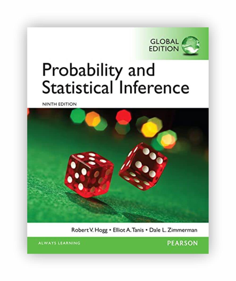 Probability and Statistical Inference, Global Edition: Robert V. Hogg ...