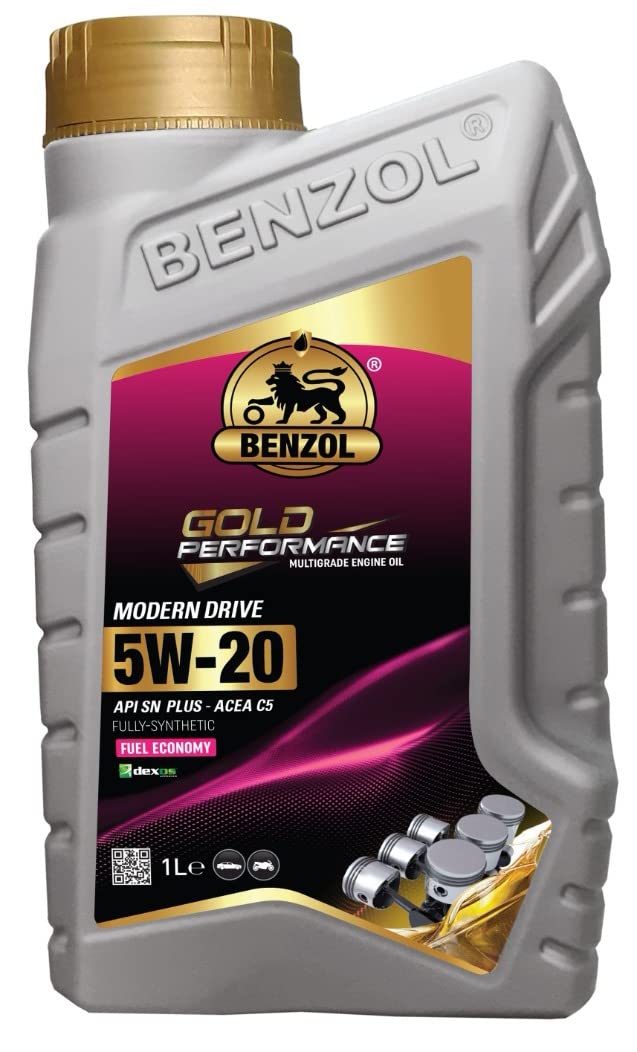 Benzol 5w20 SN PLUS - C5 Full Synthetic Motor Oil 1 Liter : Buy Online ...