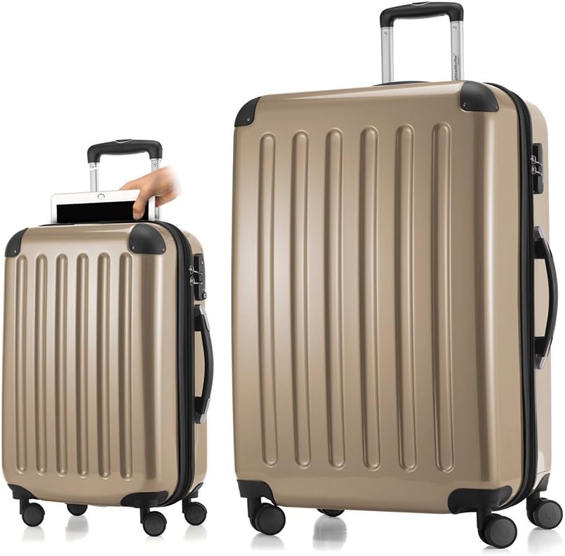 Amazon.com | HAUPTSTADTKOFFER Alex plus Luggages Set Hardside Spinner ...