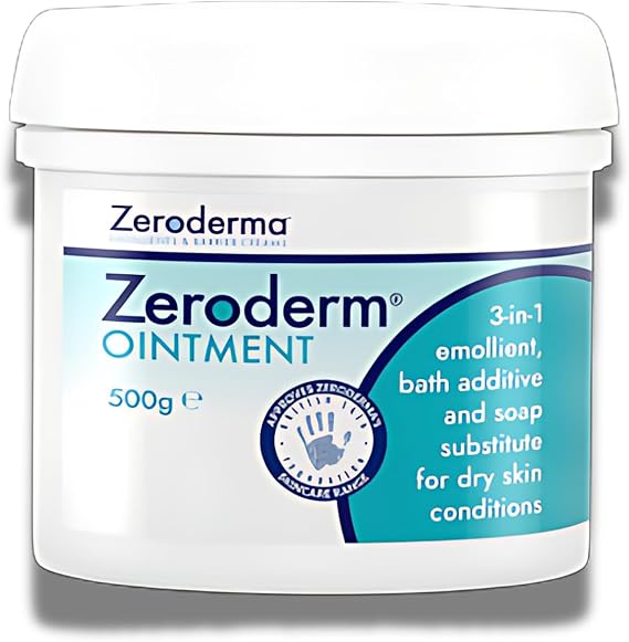 Zeroderma Zeroderm Ointment, Rich 3-in-1 Emollient, Soap Substitute ...