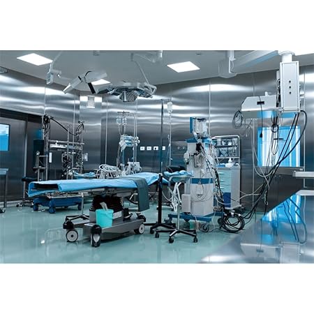 Amazon.com : Eainb Hospital Operating Room Backdrop for Photography ...