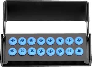 Amazon.com: 2Pcs 16 Holes Bur Block Holder with Silicon Cover ...