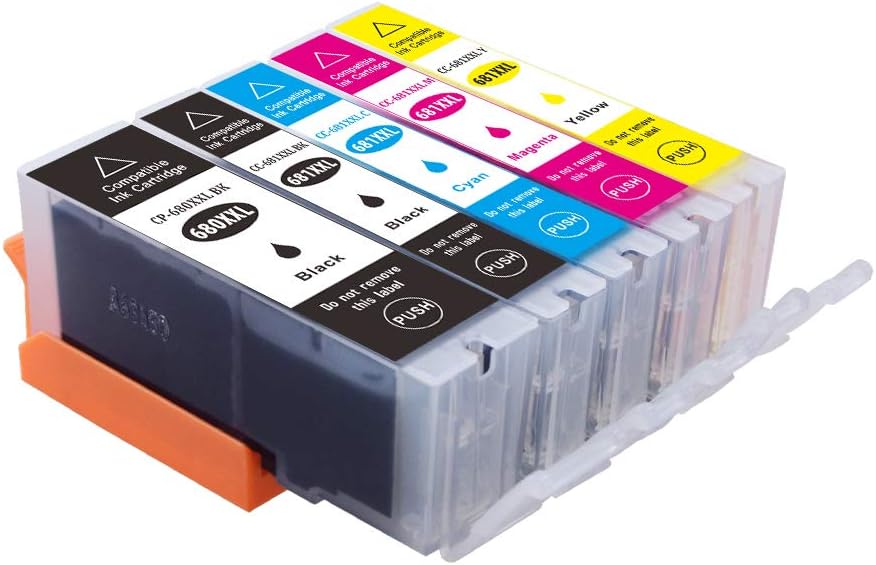 Myink Compatible 680xl 681xl Ink Cartridges, PGI-680 XL Cli-681 XL Ink ...