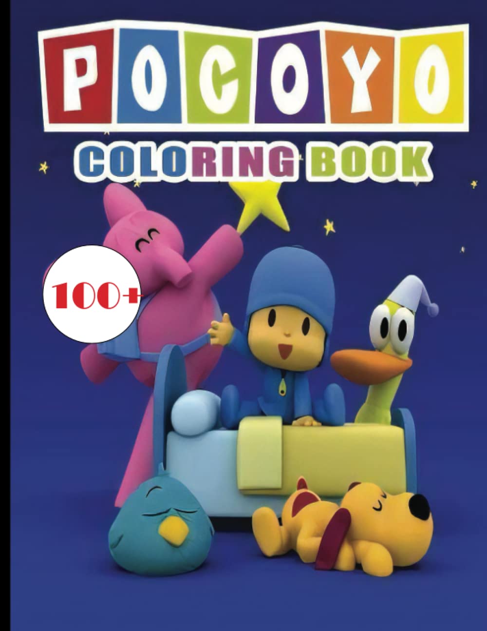 Pocoyo Coloring Book 100 Jumbo Colouring Pages For Kids And Toddlers ...