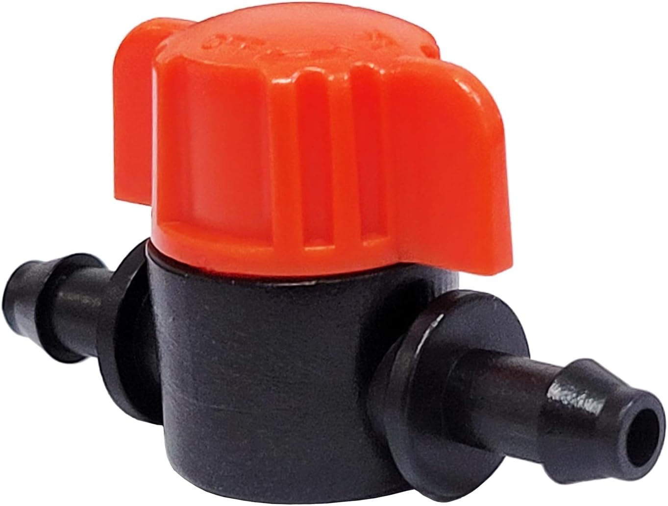 Amazon.com: 40pcs Drip Irrigation Barb Shut-Off Valve Barbed Ball Valve ...