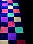 Amazon.com: EISKBC Neon Runner Rug for Party, Colorful Grid Light up ...