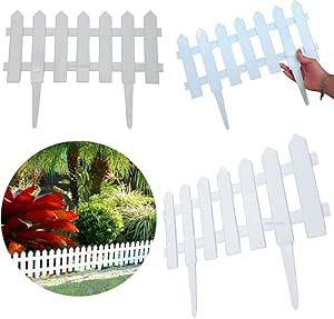 Cerca Jardim Kit Decorativa Cercas Plástica Modelo Inglês Metros ...