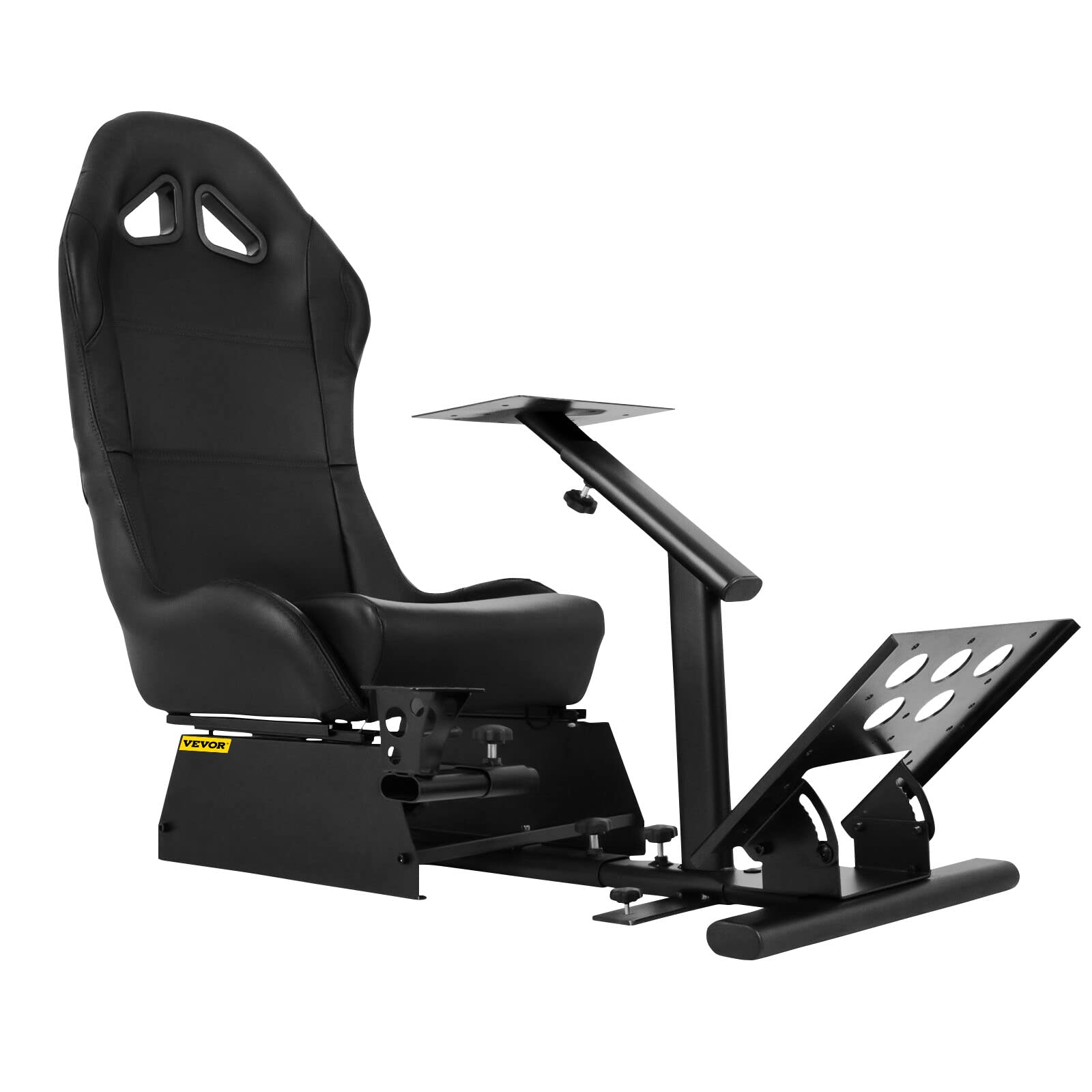 Vevor Driving Simulator Seat Adjustable Driving Gaming Reclinable Seat ...