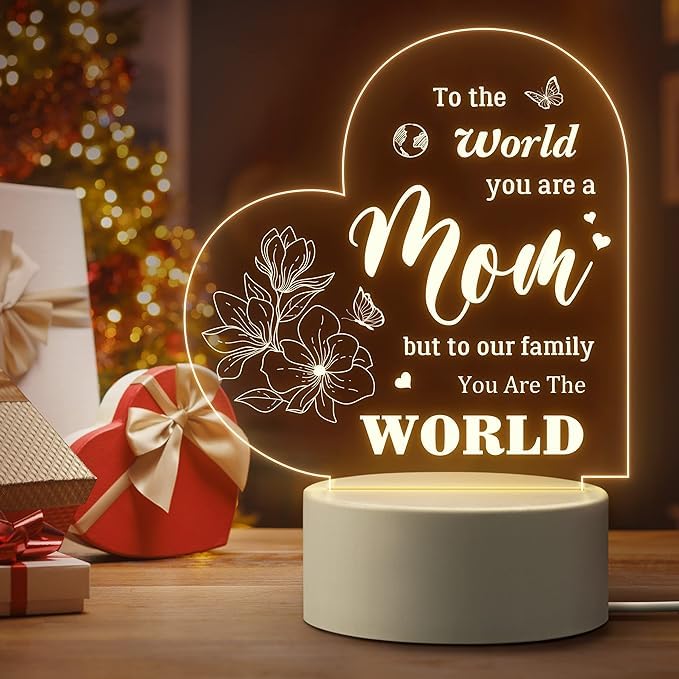 Buy Gifzy LED Lamp for Mom - Engraved Night Light, Unique Birthday Gift ...