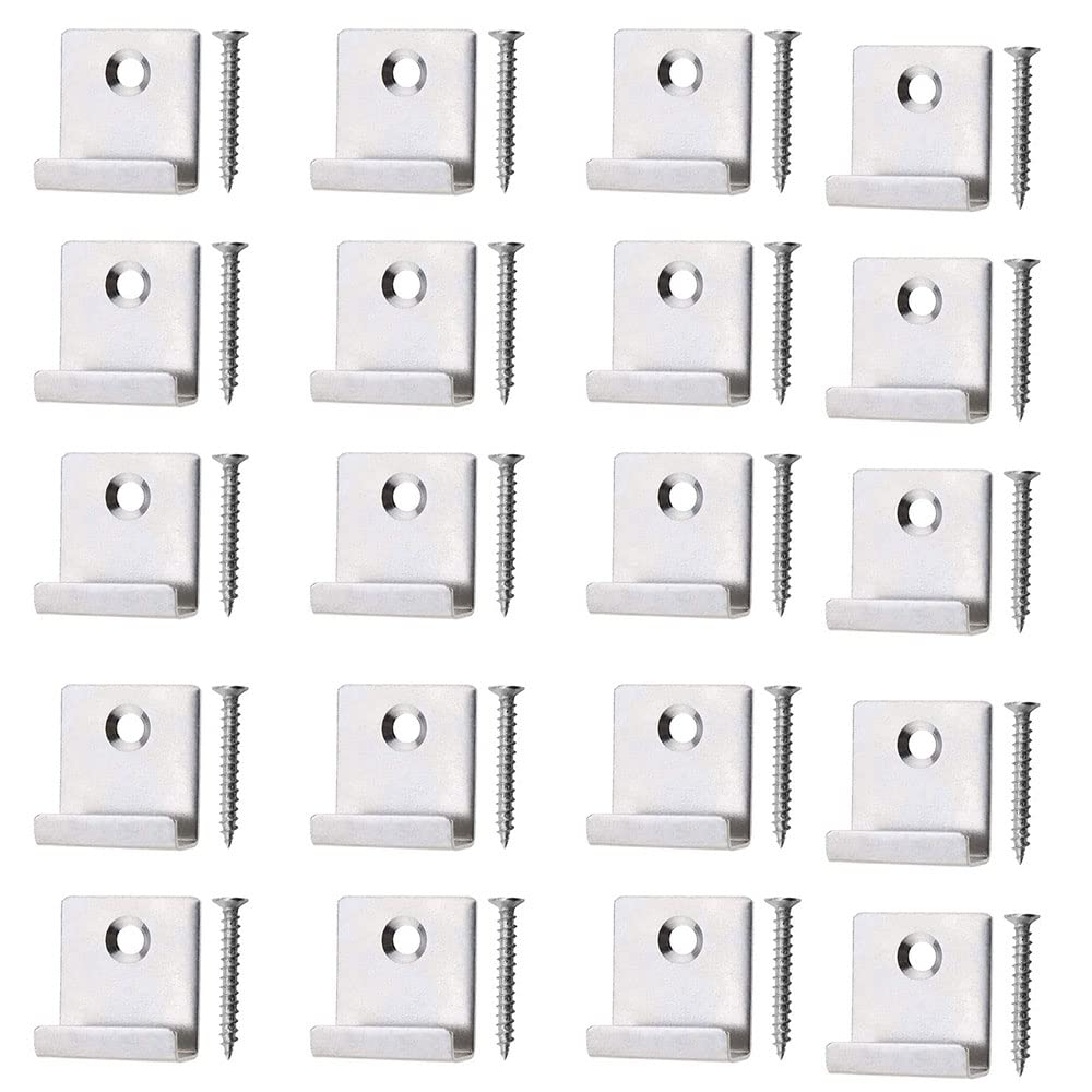 BDHI 25pcs 8mm Decking Hidden Starter Fastener Board Clip Composite ...