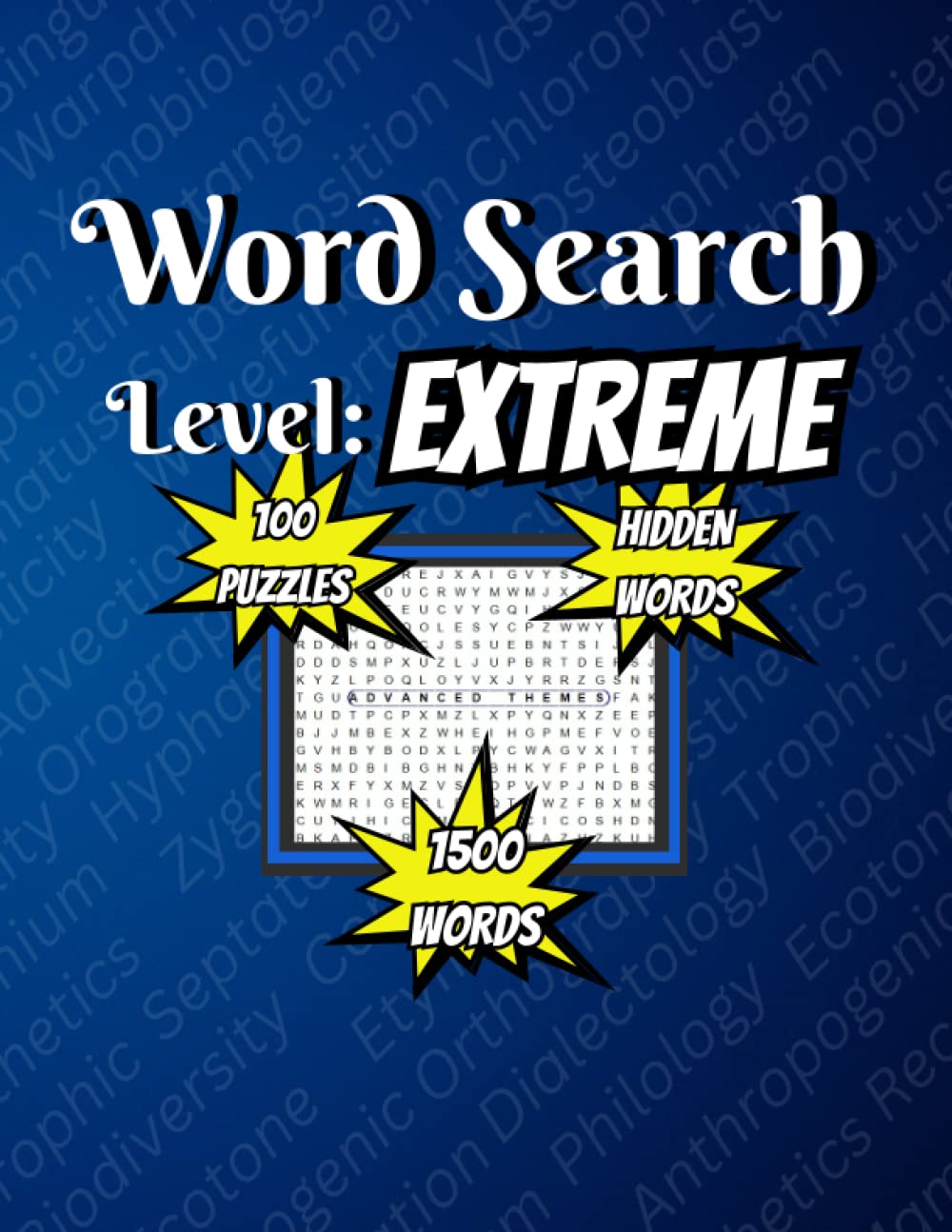 Word Search Level: EXTREME: A Very Difficult Word Search that includes ...