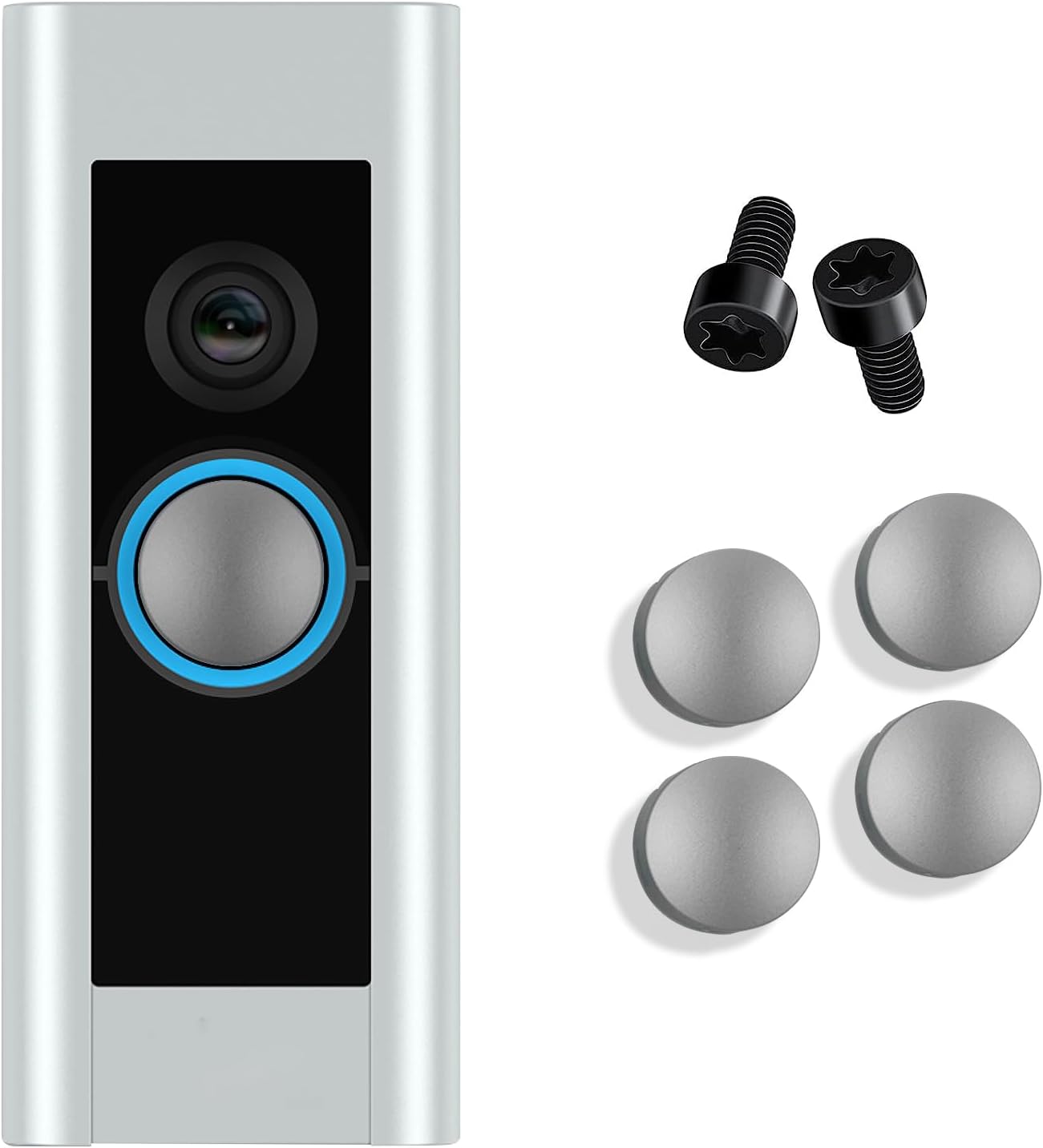 Smart Doorbell Elite/Pro Button Replacement (Ring Compatible) (1 ...