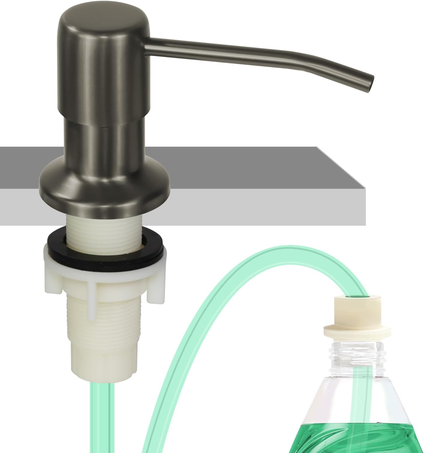 Amazon.com: SIMSIN Built in Soap Dispenser for Kitchen Sink, Countertop ...