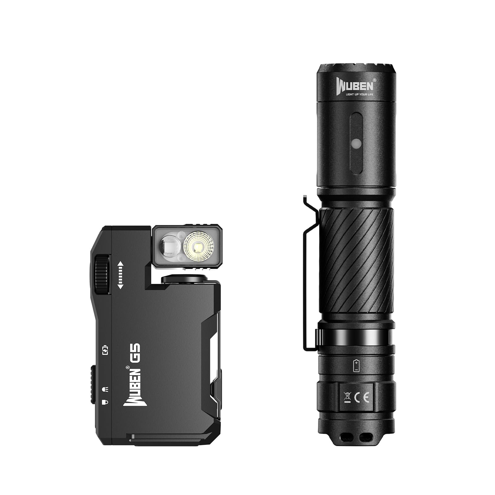 EDC Flashlight Wuben G5 Led Flashlight G5 - 400 Lumens, 3 Modes 400 ...