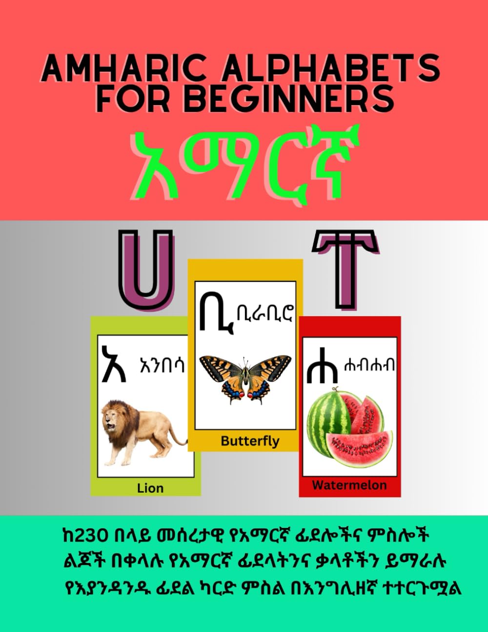 Amharic Alphabets for Beginners: Easy to learn Amharic Alphabet and ...