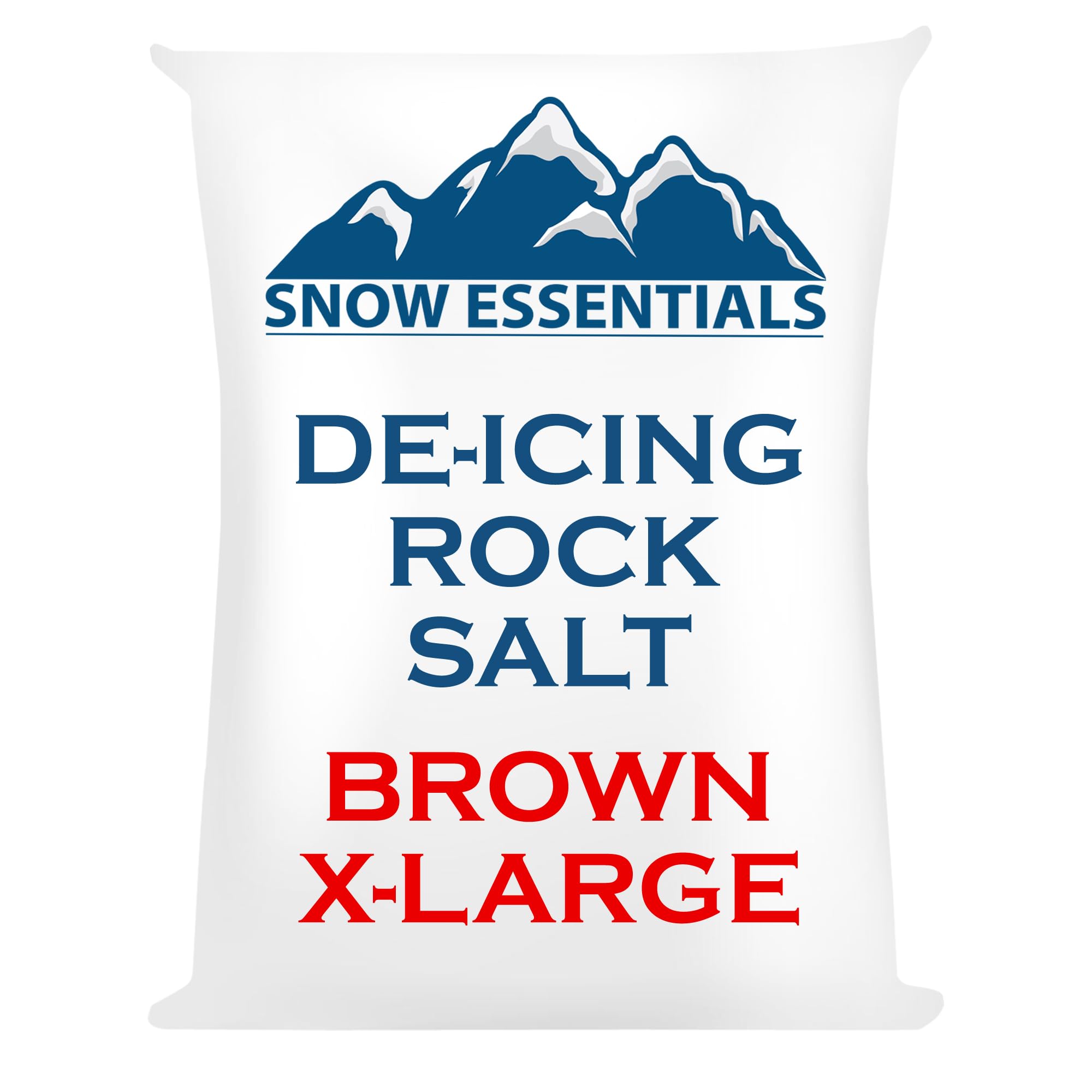 Laeto Snow Essentials X-Large Bag of Brown Grit Rock Salt | Salt for ...