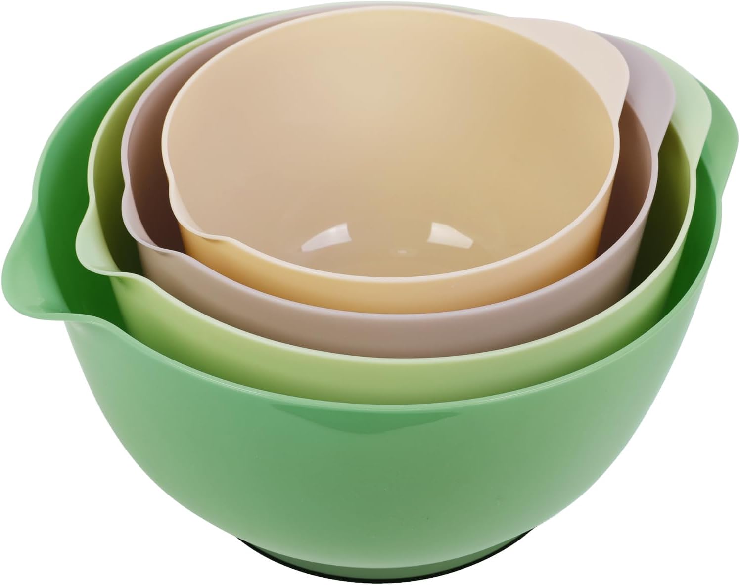 Amazon.com: BoxedHome Classic Mixing Bowl Set, BPA Free Plastic ...