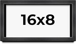 Amazon.com - 16x8 Shadow Box Frame Grey Charcoal Black | 0.875 Inches ...
