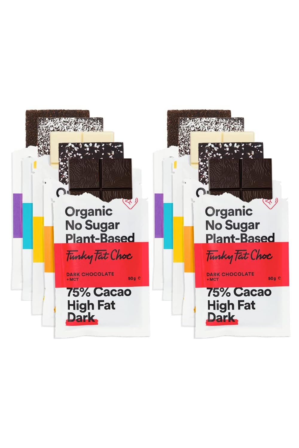 Amazon.com : Funky Fat Foods chocolate with cacoa, sugarfree chocolate ...