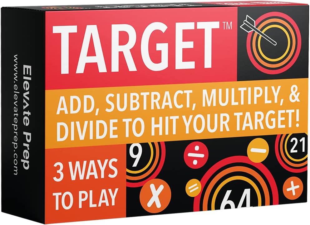 Amazon.com: Elevate Prep Target Math Game | A Teacher-Recommended, Fast ...