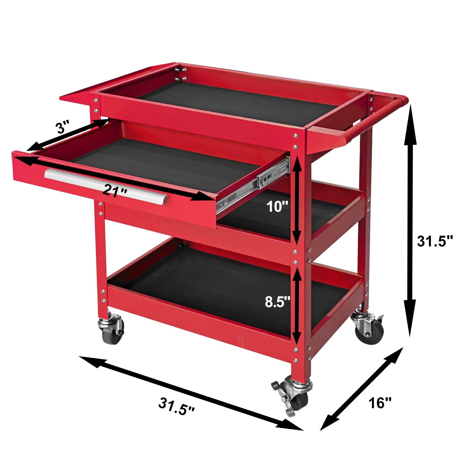 Snapklik.com : Torin Rolling Tool Cart