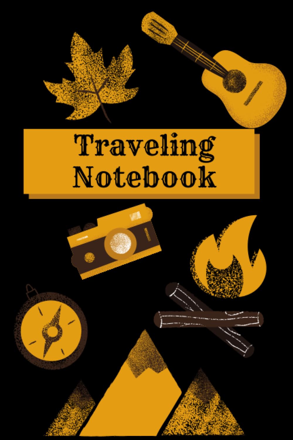 Traveling Notebook: Cool Traveling Themed Notebook, 120 lined pages ...