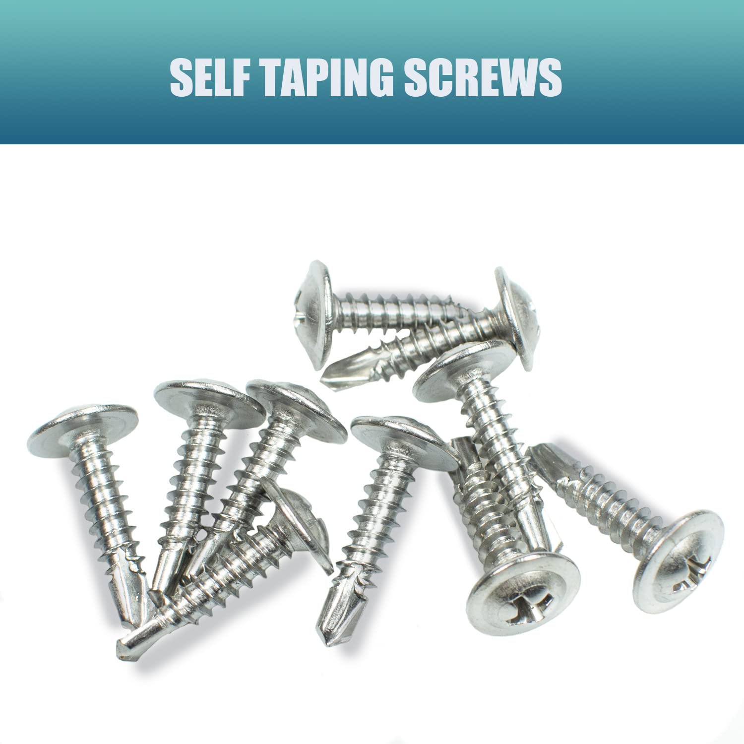Snapklik.com : LUPANTER 300 PCS 8#3/4” Stainless Steel Sheet Metal Screws