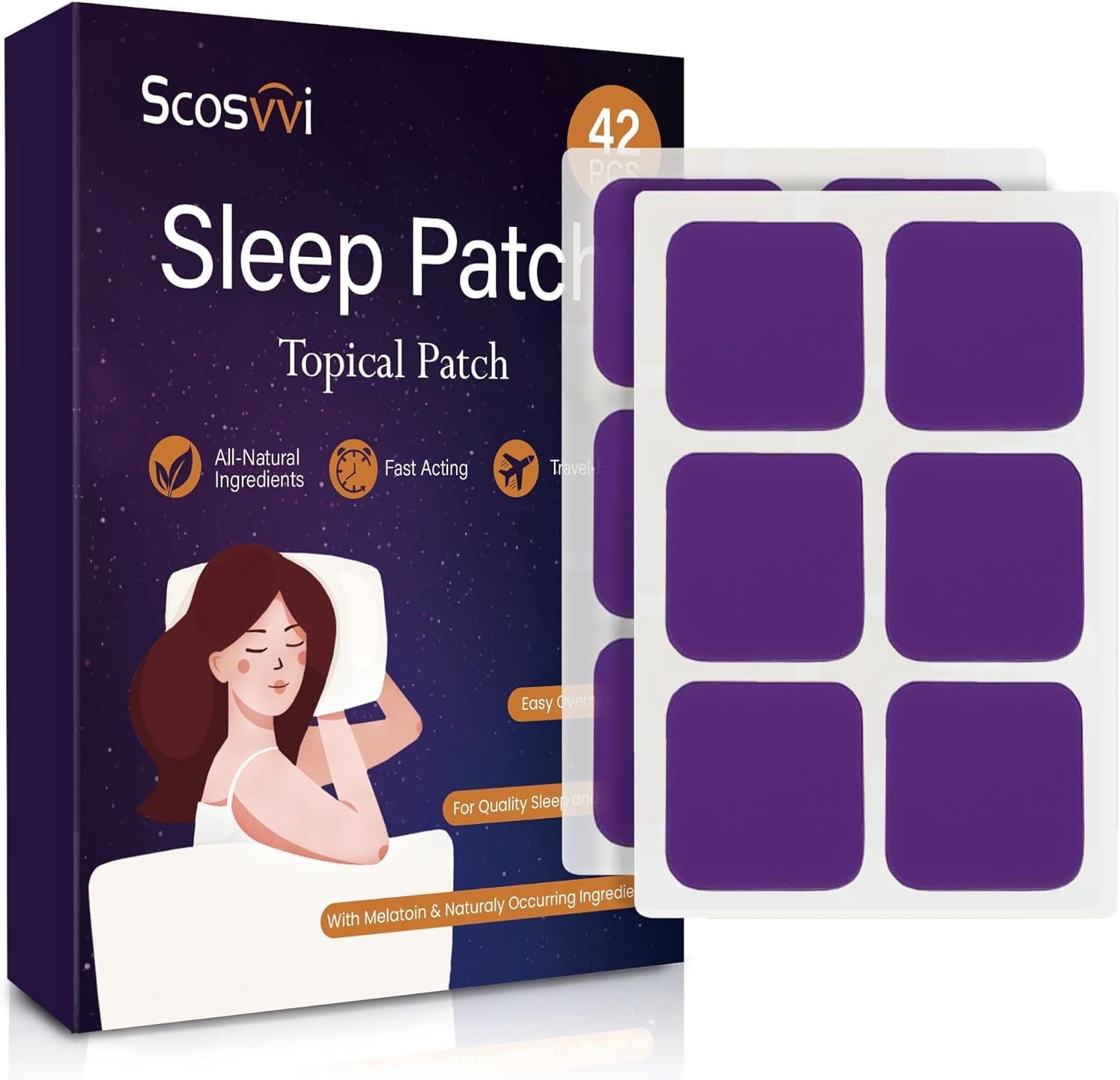 Amazon.com: Scosvvi Sleep Patches Extra Strength, 42 pcs Help Sleep ...