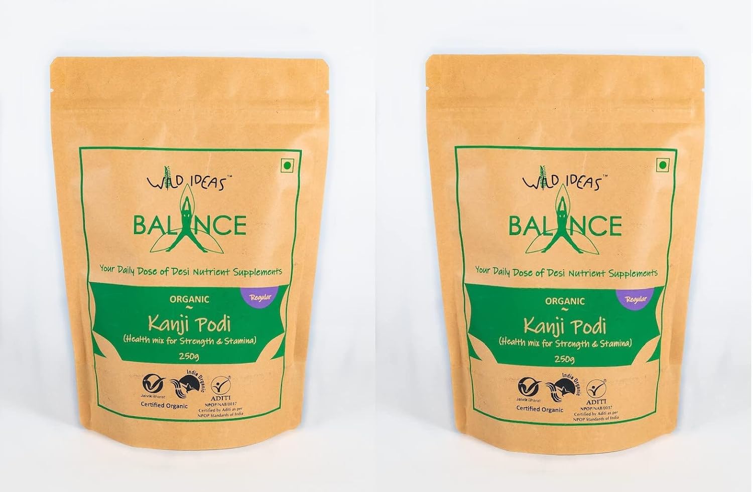 Wild Ideas Kanji Powder Regular - 250gm | Set of 2 : Amazon.in: Grocery ...