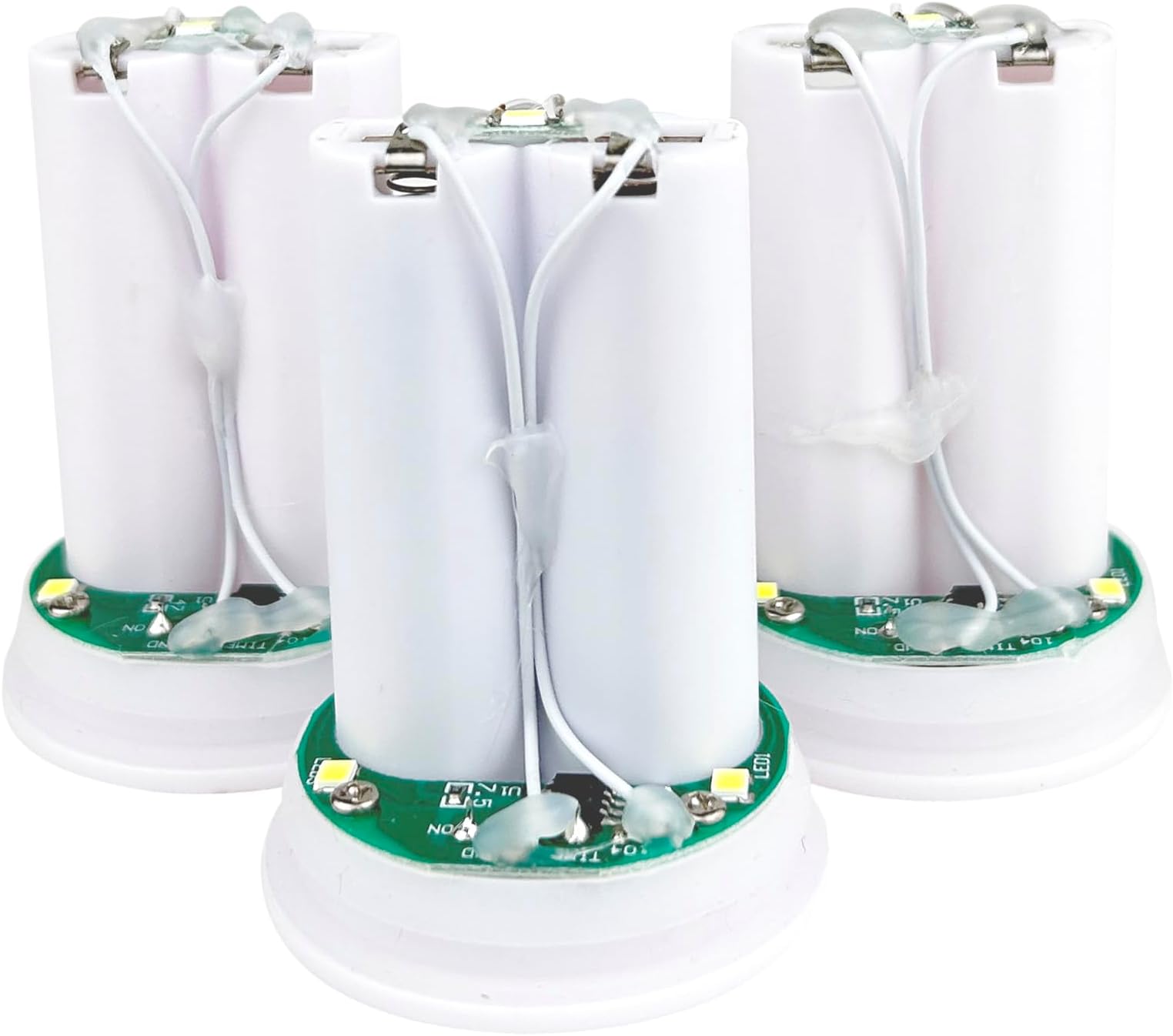 Amazon.com: National Artcraft Versatile Battery-Operated Cool White LED ...