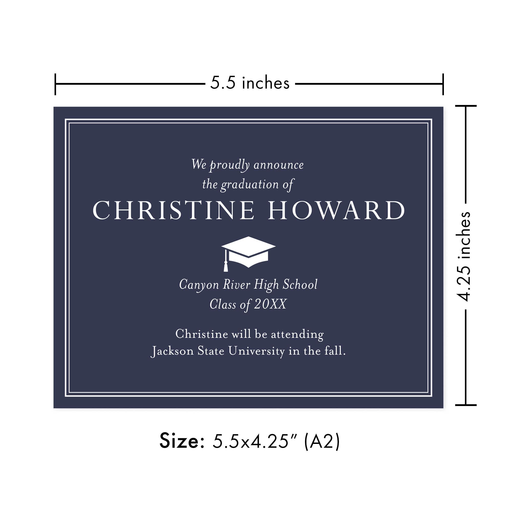 High School Graduation Invitations Wording Examples Graduation
