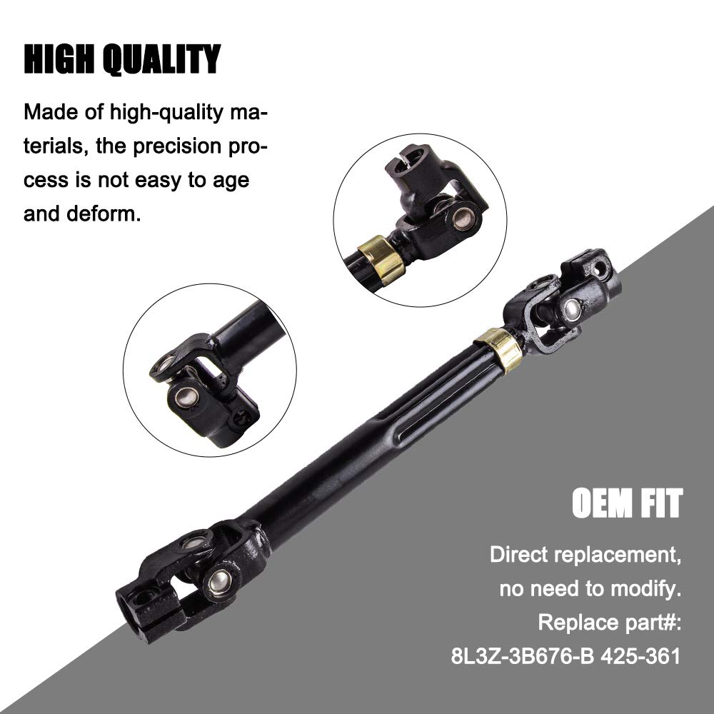 A ABIGAIL Lower Intermediate Steering Column Steering Shaft w/U-Joint ...