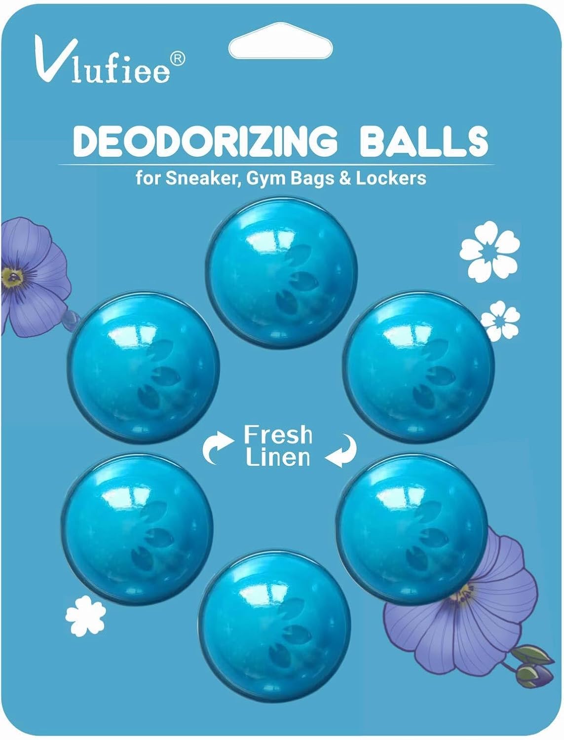 Amazon.com: Vlufiee Shoe Deodorizer Balls for Sneaker, Fresh Linen ...