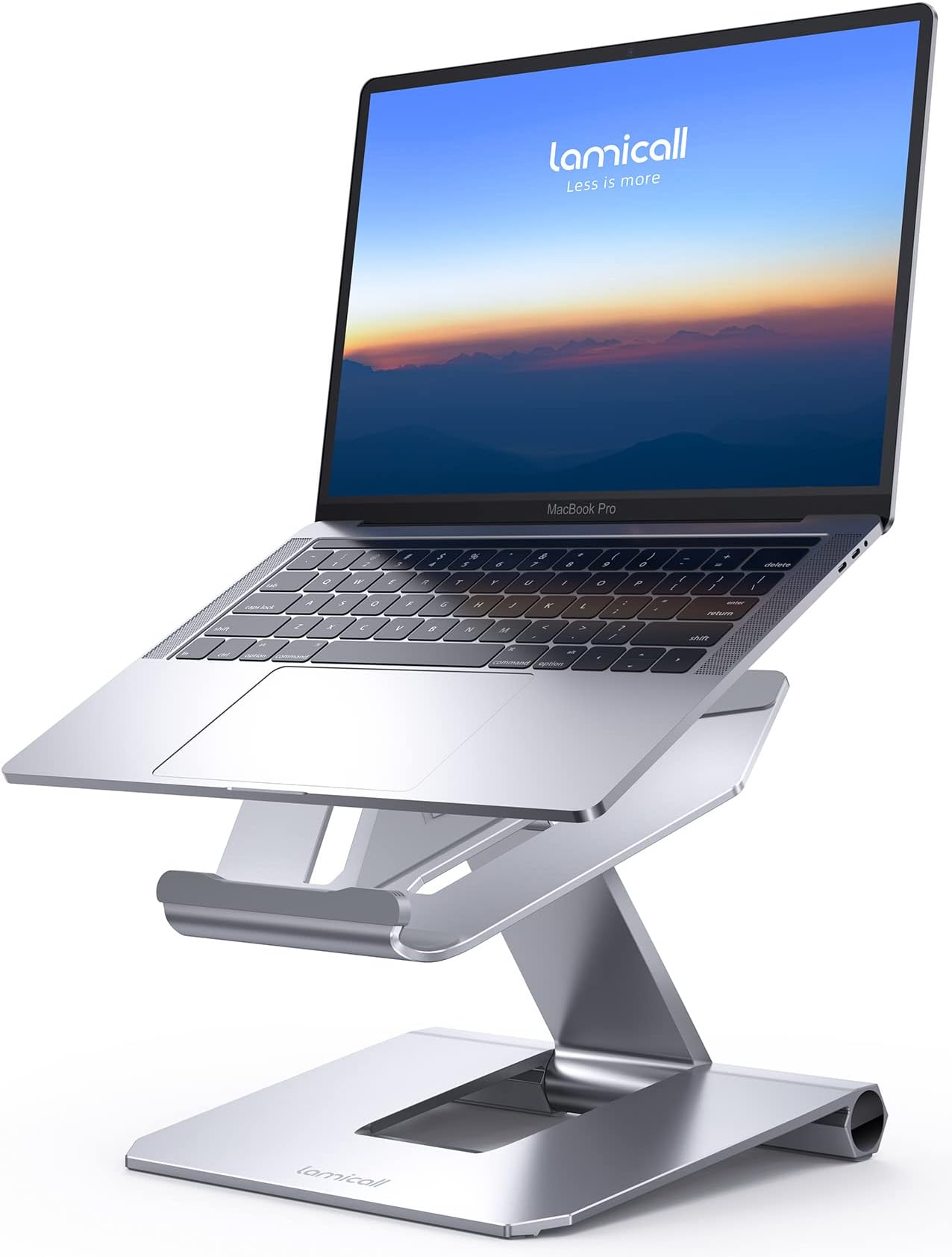 Lamicall Laptop Stand, Adjustable Notebook Riser - Foldable Portable ...