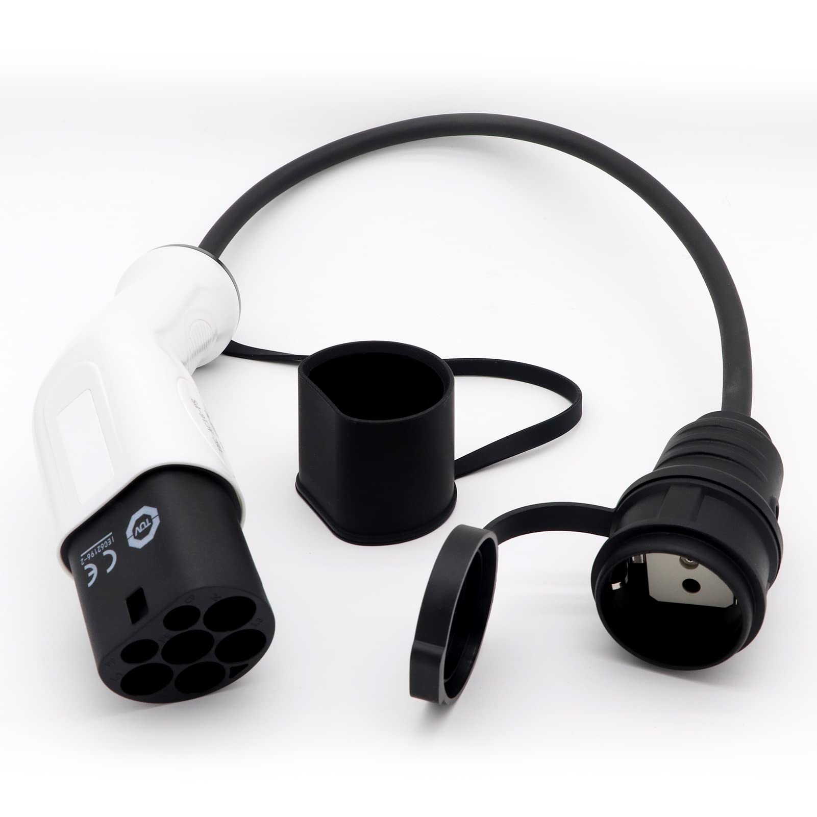 Buy WTAN EV Connector 16A Type 2 Male Plug To Schuko Socket EV Charging ...