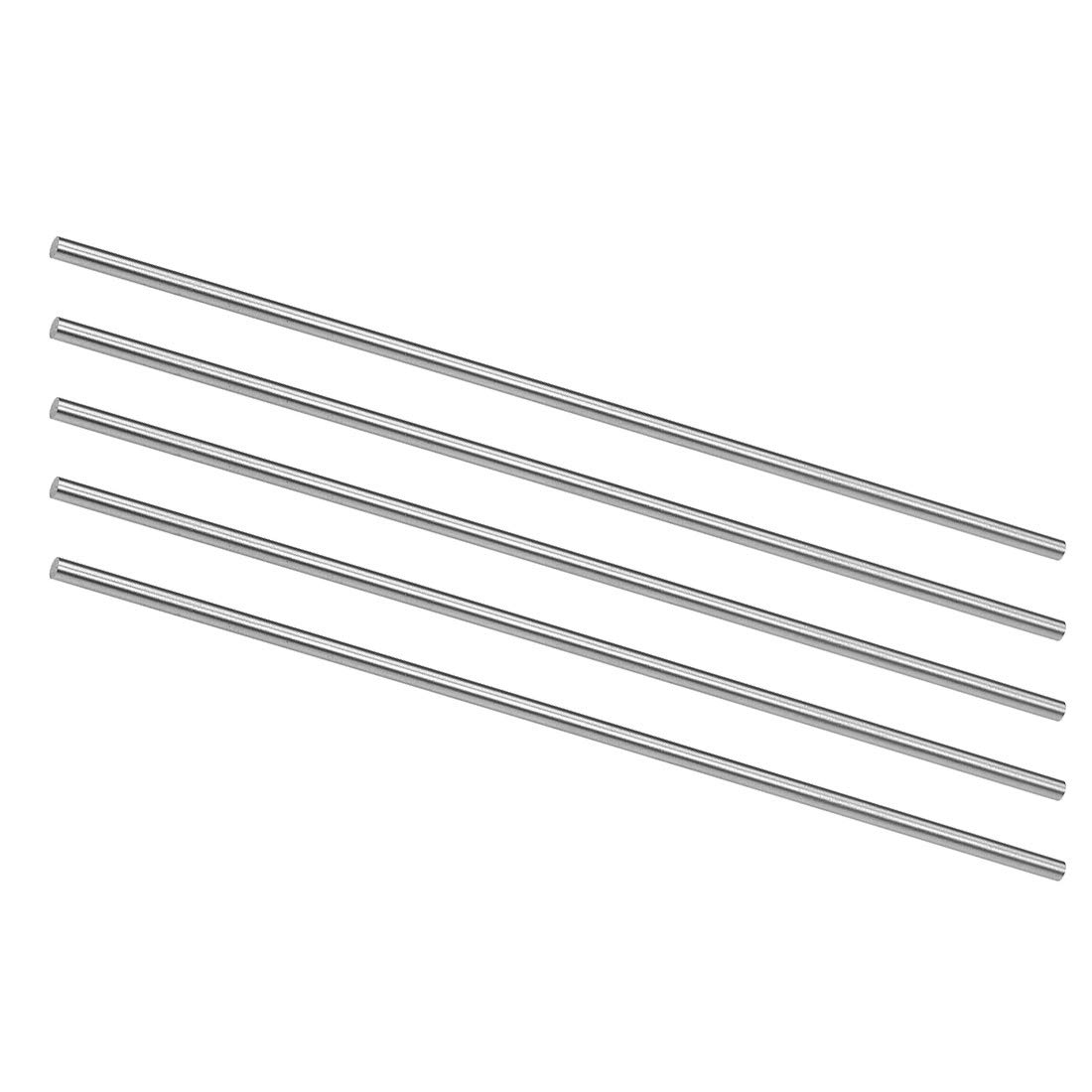 Snapklik.com : Uxcell 5pcs Round Steel Metal Rods, 3mm X 150mm High ...