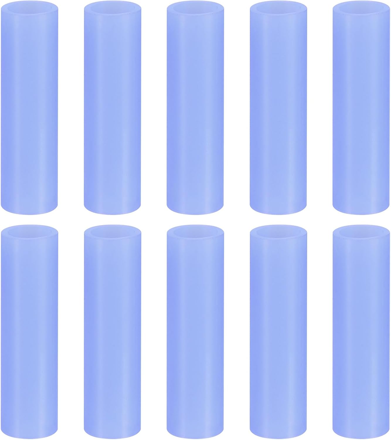 Amazon.com: uxcell 10pcs Silicone Straw Tips, Metal Straw Covers, Soft ...