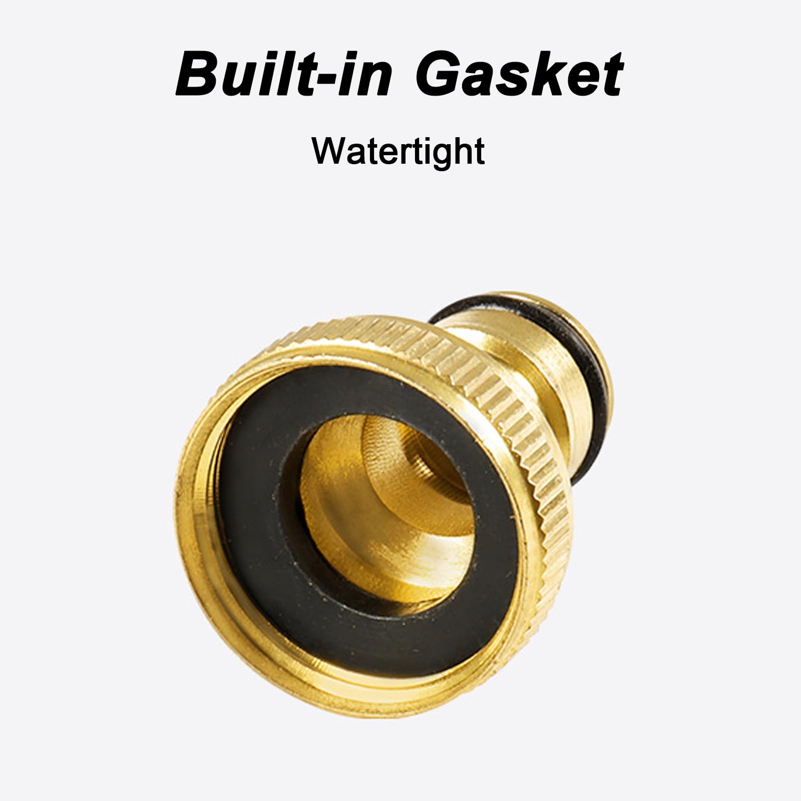 Brass Hose Connector, Quick Hose Tap Connector, Plastic Soft Grip Hose ...