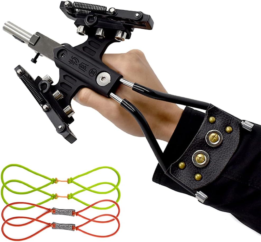 SUFFUSE Professional Hunting Sling Shot, Wrist Rocket Slingshots for ...