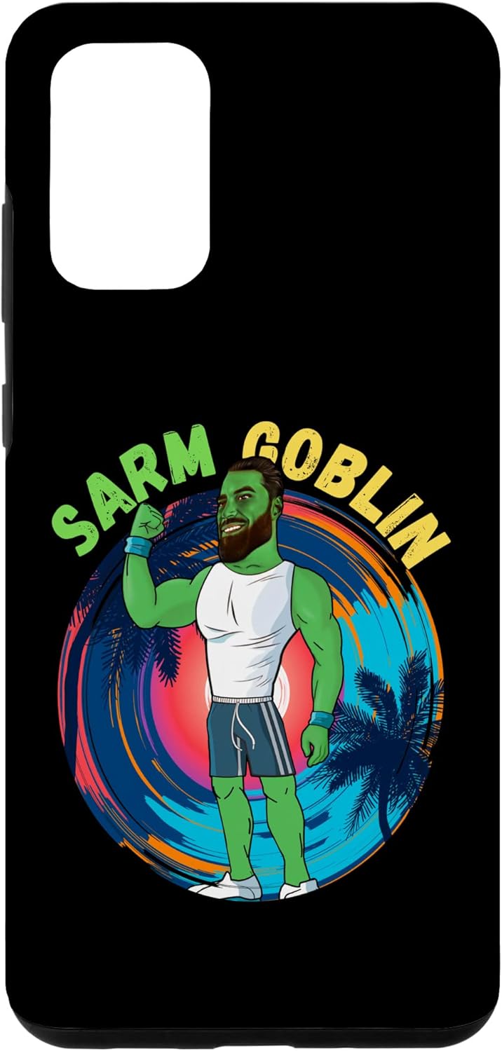 Amazon.com: Galaxy S20+ Gigachad Sarm Goblin Funny Body Building Giga ...