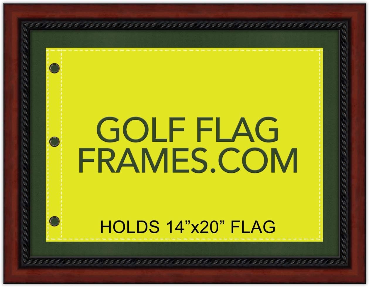 Amazon.com - 17X23 Mahogany Brown Golf Flag Frame, brn-013, NEW Fairway ...