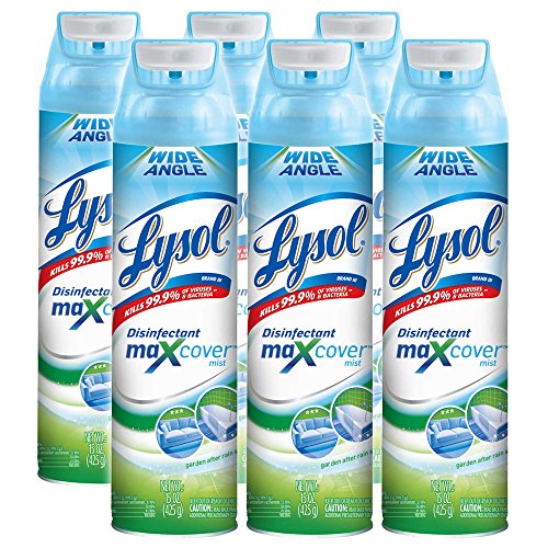 Lysol - 1920094122 Max Cover Disinfectant Mist, Garden After Rain, 90oz ...