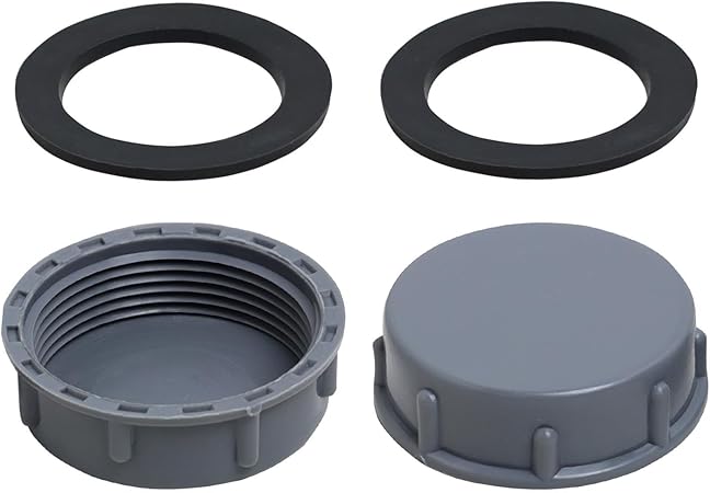 2 Pack Kitchen Sink Waste Pipe Blanking Cap 45mm for Washing Machine ...