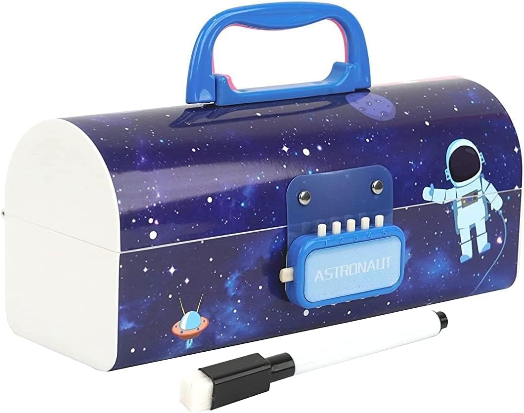 SVEDAN Plastic Compass Box With Password Protection - School Pencil Box ...