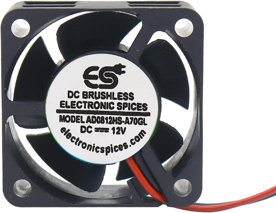 Electronic Spices Mini 4020 1.55 Inch (40x40x20mm) Brushless 12v Dc ...