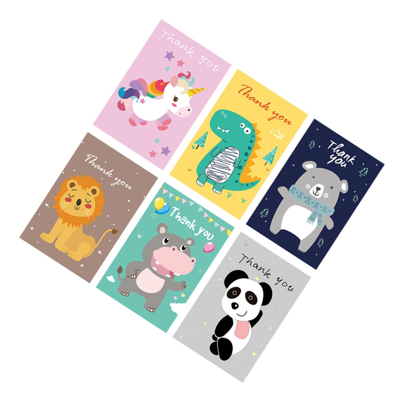 Wonderful Thank You Card For The Cartoon