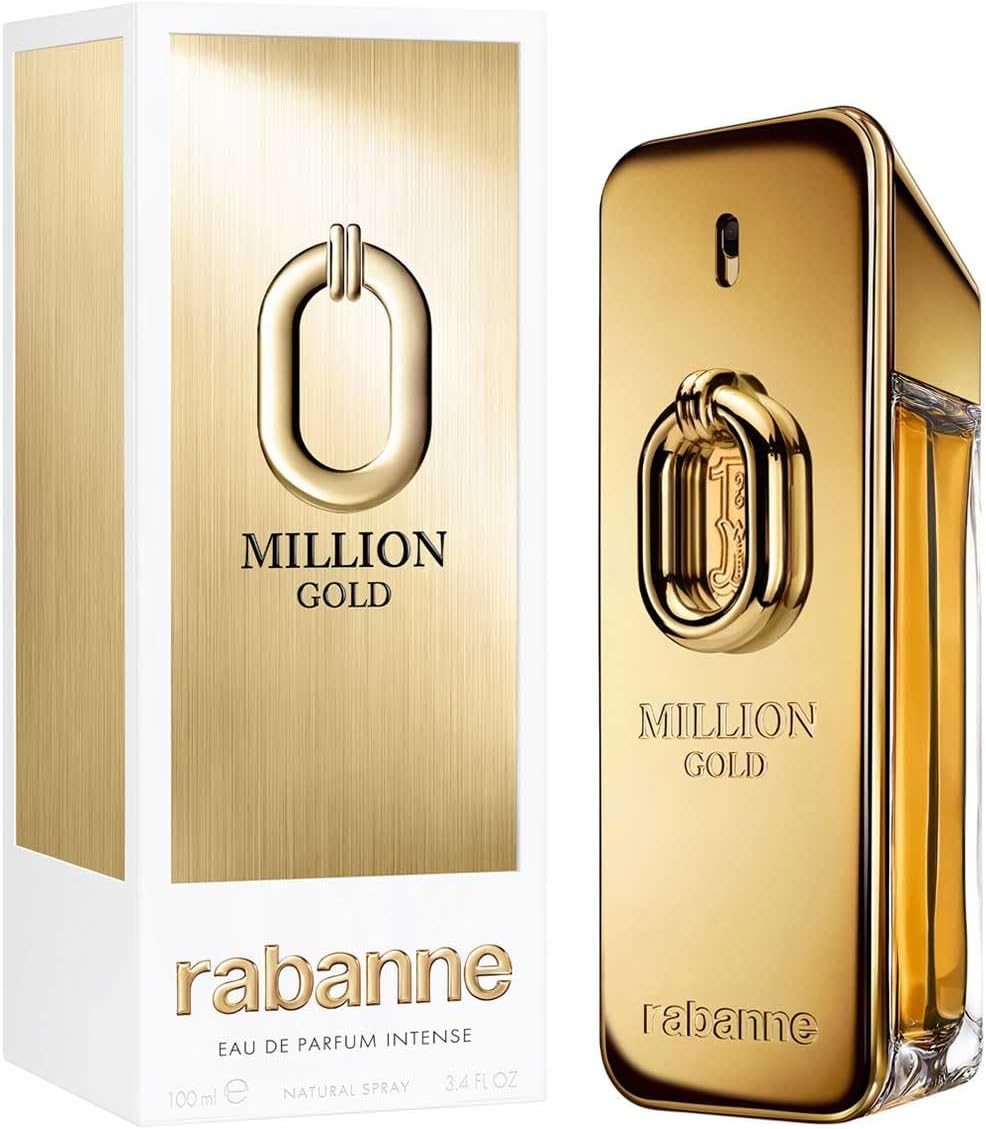 Paco Rabanne Million Gold Intense Eau de Parfum Spray for Men, 3.4 ...