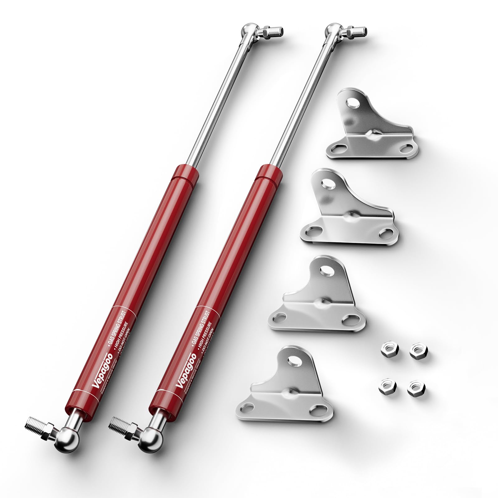 Snapklik.com : Vepagoo Gas Struts 15 Inch 67Lb/300N Shocks For Heavy ...